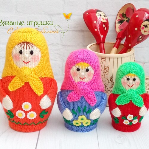 Russian Nesting Dolls Crochet Pattern - Etsy