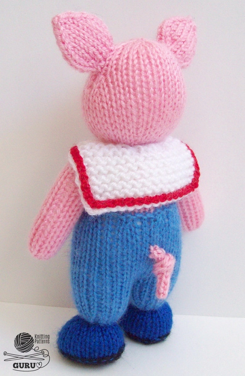 K020 Knitting Pattern - Friendly Pigs soft toys - Amigurumi - by ...