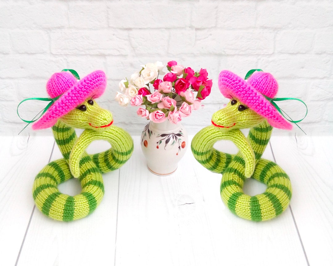 K014 Knitting Pattern - Snake Beauty Boa Python Reptile Serpent Snake ...