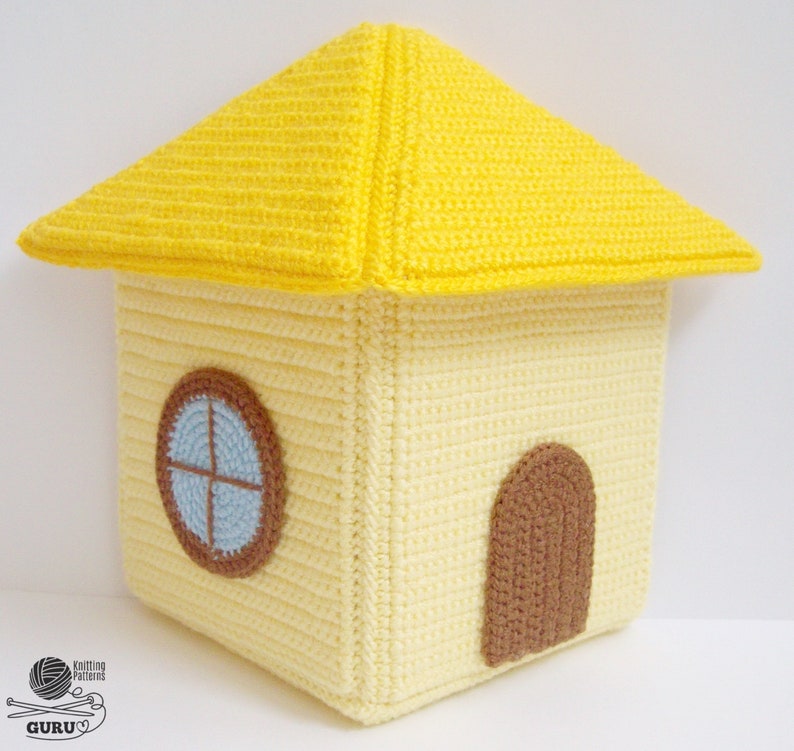 C046 CROCHET Pattern - Houses Stage Set for a Crochet Fairy Tale the ...