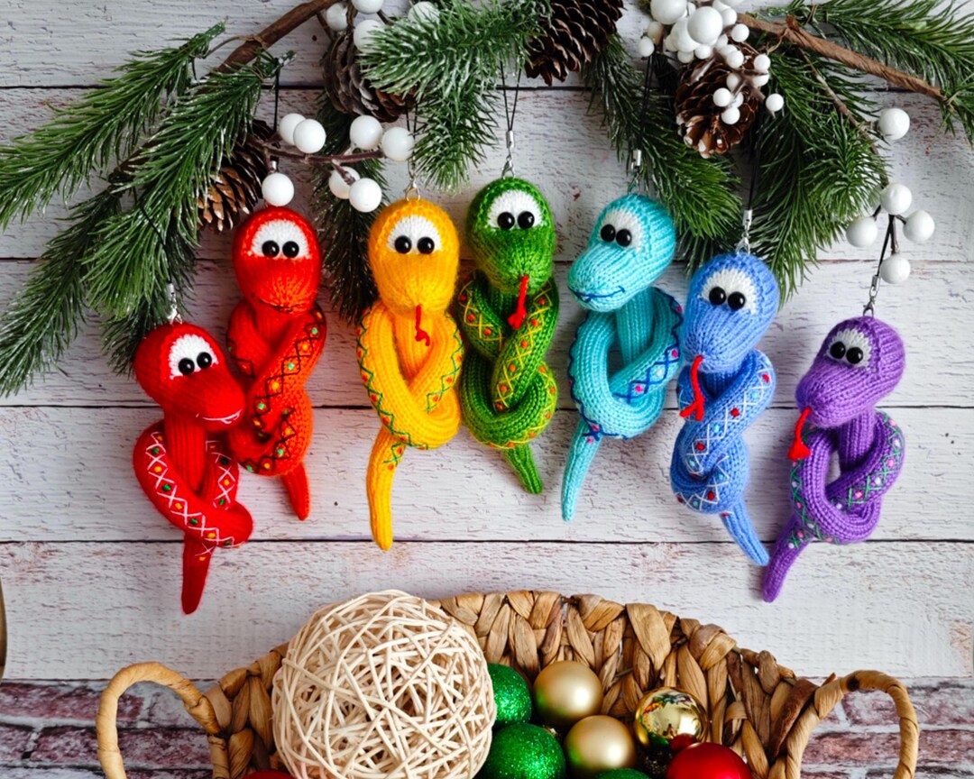 K108 Knitting Pattern - 3 Snakes. Boa | Python | Reptile | Serpent ...