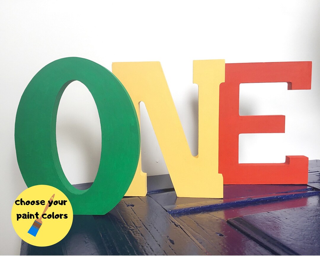 ONE Birthday Sign, First Birthday Boy Decor, 1st Birthday Girl, ONE ...