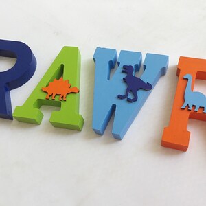 Dinosaur RAWR Wood Sign, Wood Letters for Boys Room Decor, Letters ...