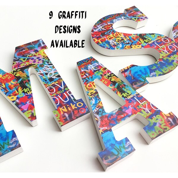 Letters Graffiti - Etsy