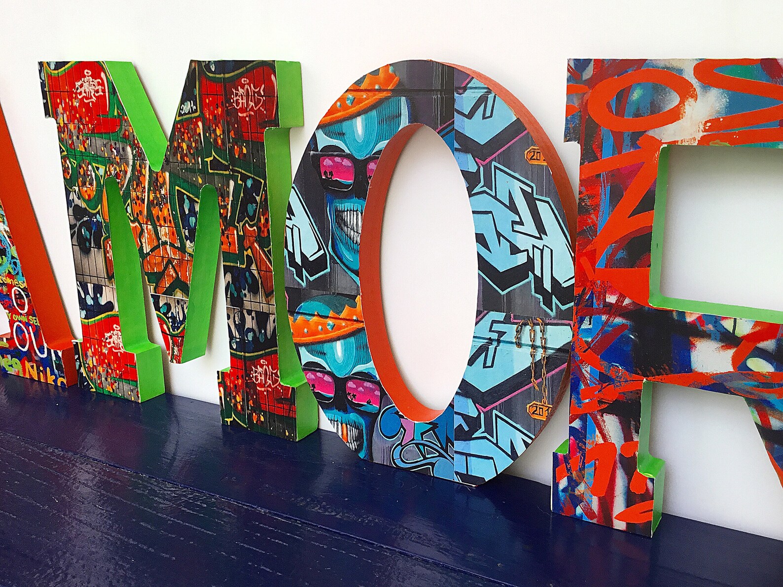 Graffiti Wooden Name Sign Kids Bedroom Decor Custom Wood | Etsy