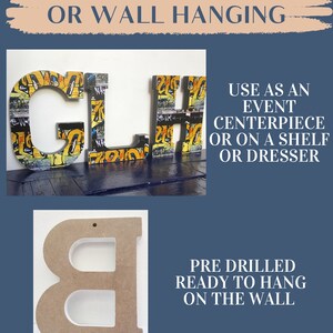 Gamer Wall Letters, Video Game Wooden Name Sign, Gaming Kids Room Decor ...