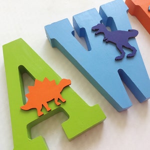 Dinosaur RAWR Wood Sign, Wood Letters for Boys Room Decor, Letters ...