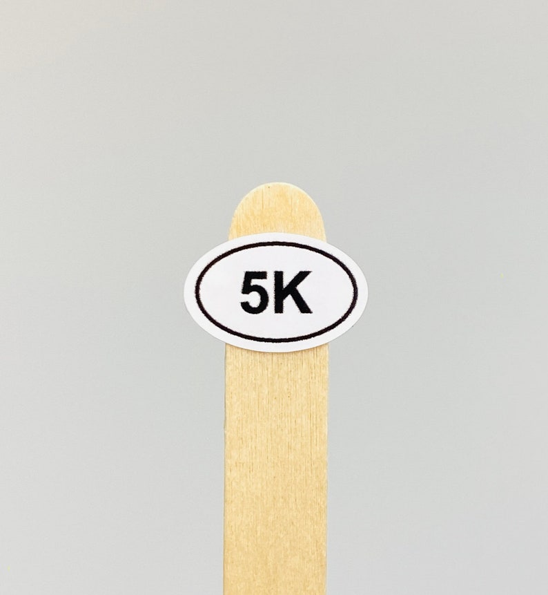 5K Running Sticker High Quality, Custom Vinyl Sticker, Small Size for ...