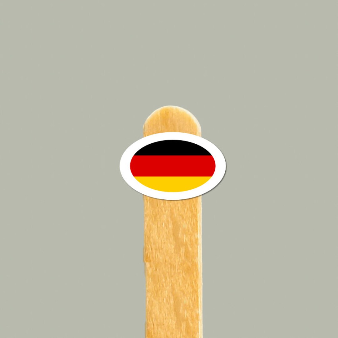 Germany Flag Sticker | Gift for Travelers | Small German Flag Sticker ...