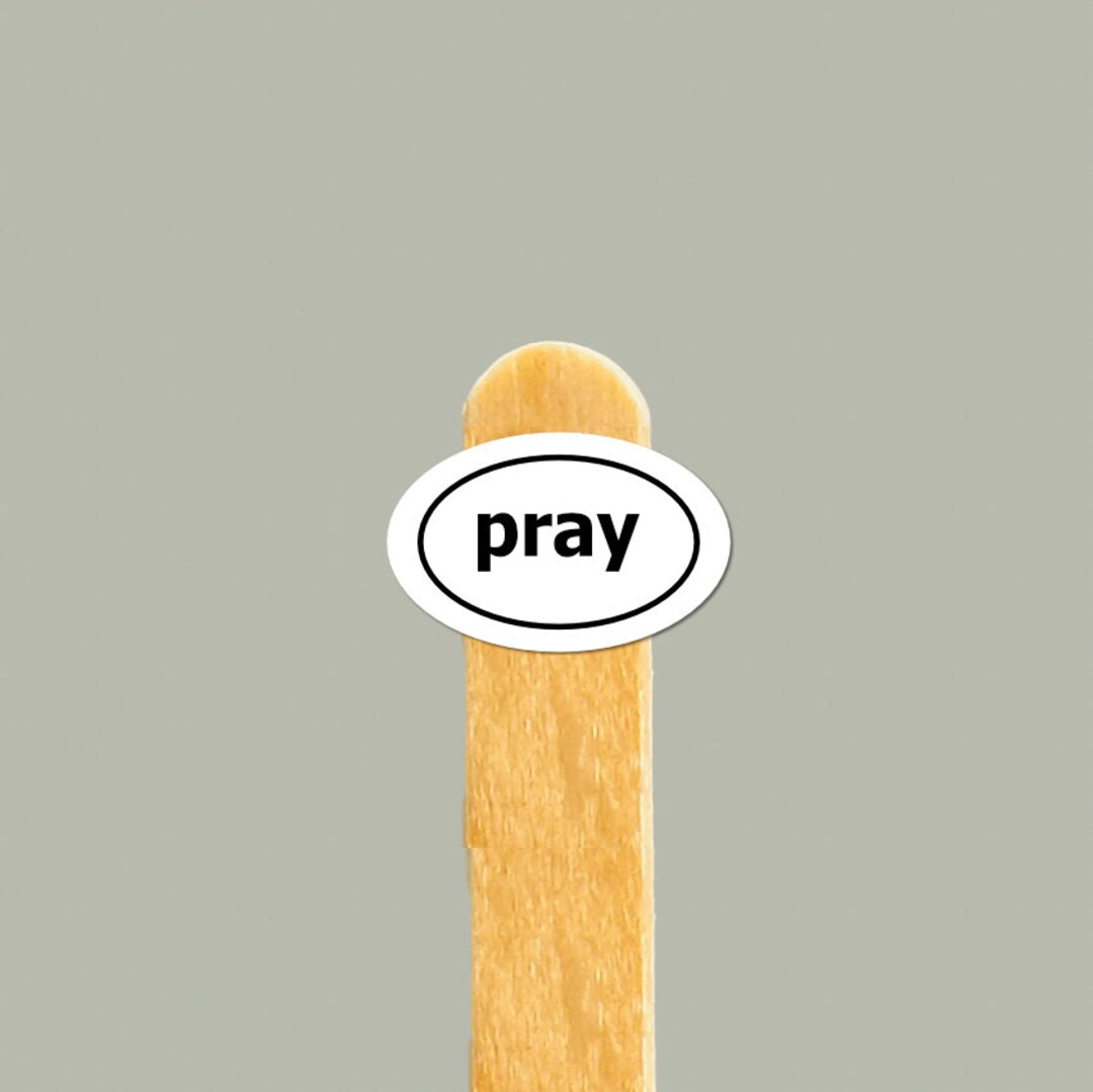 Pray Sticker: Faith-inspired Vinyl Decal for Laptop, Phone - Etsy