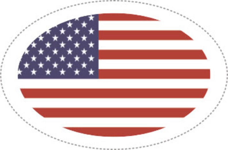 American Flag Sticker High Quality Custom Vinyl Sticker - Etsy