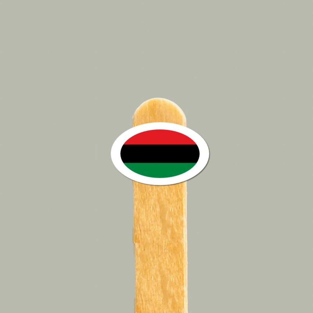 Pan Africa Flag Vinyl Sticker: African Pride Decal - Etsy