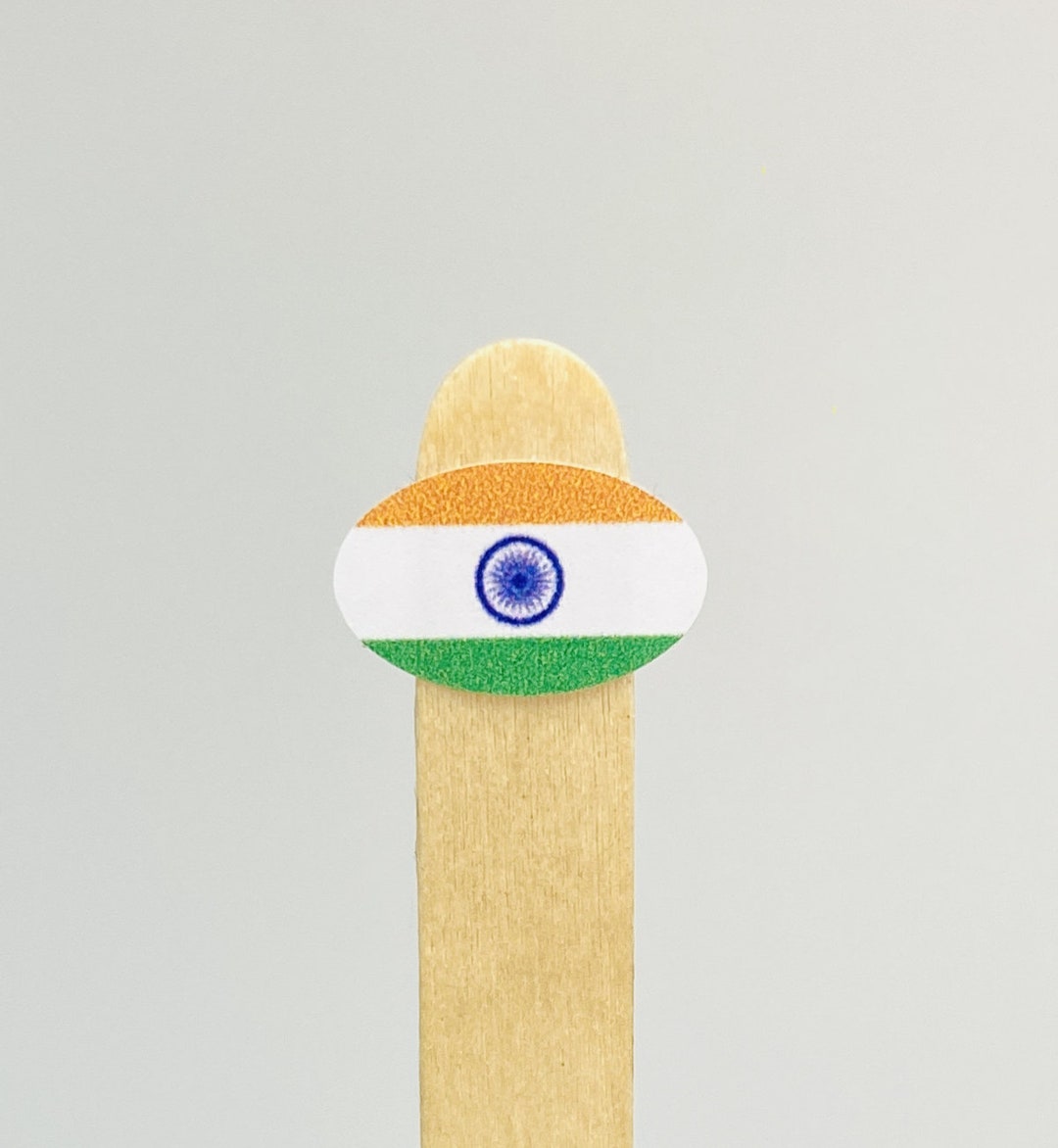 India Flag Sticker High Quality, Custom Vinyl Sticker, Small Size for ...