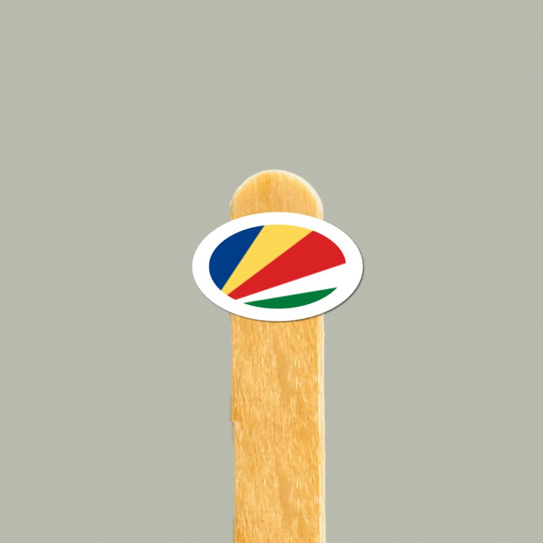 Seychelles Flag Sticker: Vinyl Decal for Laptop, Phone, Water Bottle - Etsy
