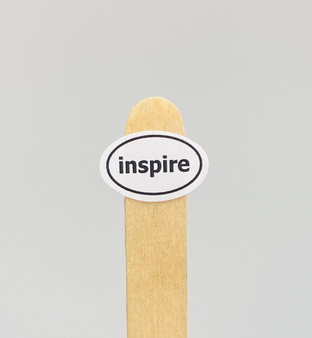 Inspire Sticker High Quality Custom Vinyl Sticker Small - Etsy