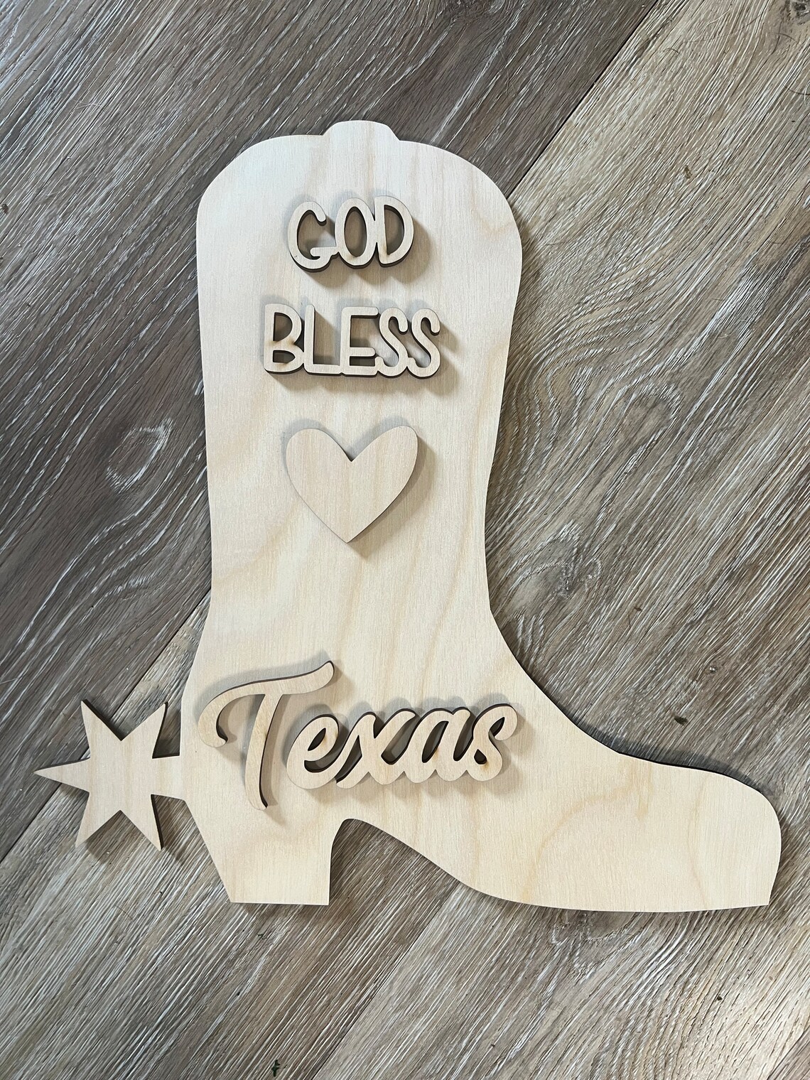Texas Cowboy Boot Sign - Etsy
