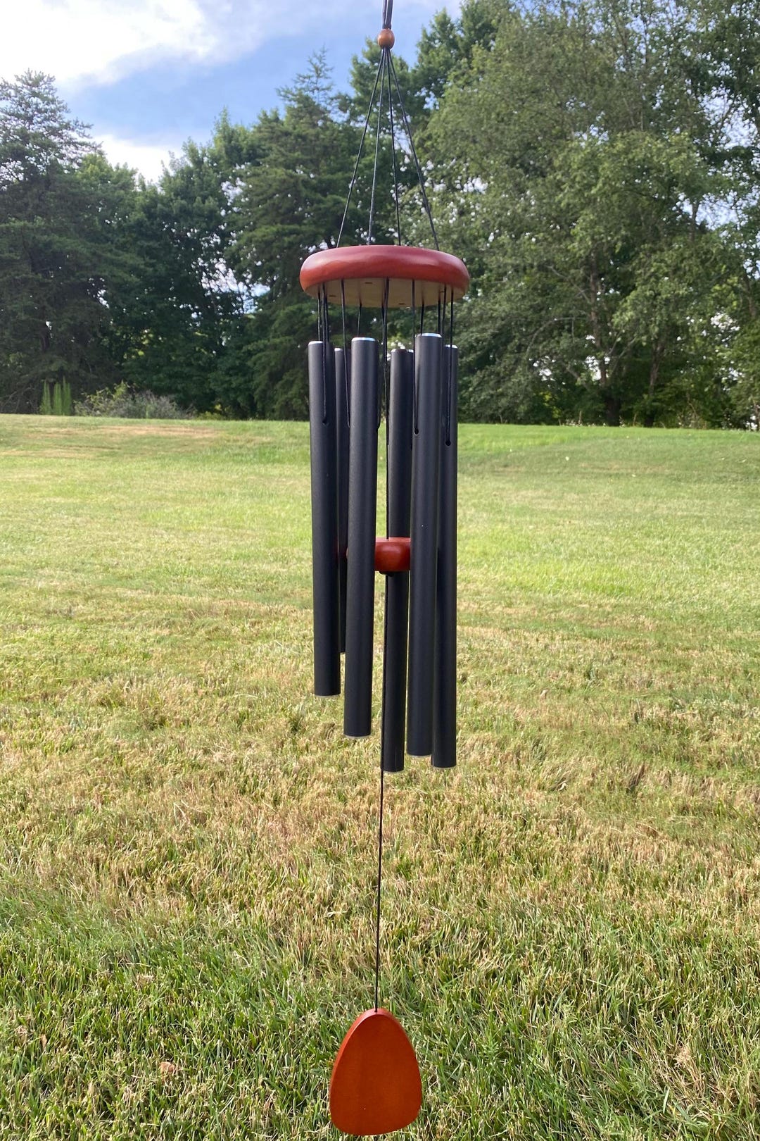 35" Melodic Wind Chimes: Aluminum Tubes, Custom Engraving - Etsy