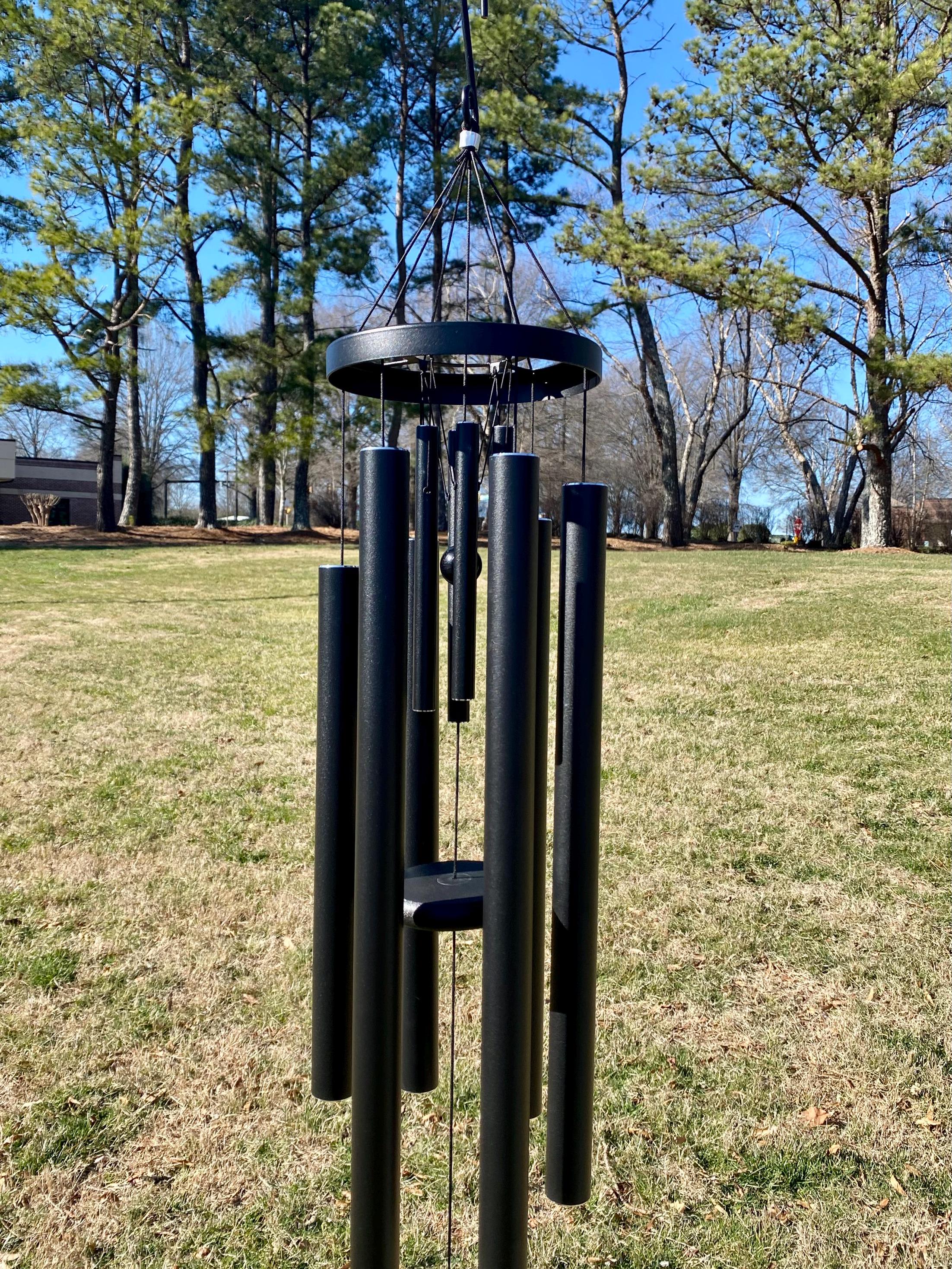 47 Inch Large Deep Tone Wind Chime - Double Chime Design - Optional ...