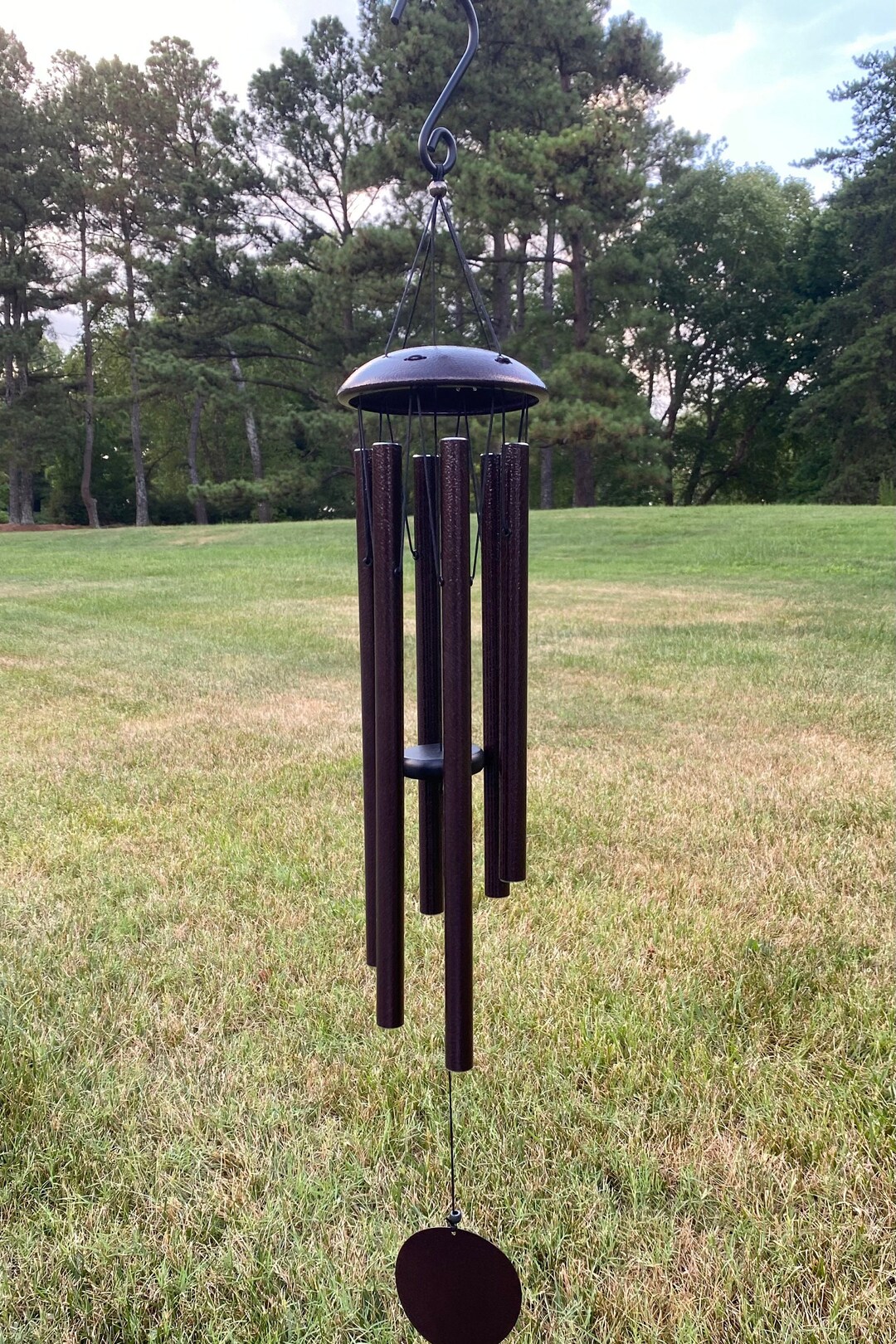 Sunshine Wind Chimes, 32 Inch Bronze Harmonic Deep Tone Metal Wind ...