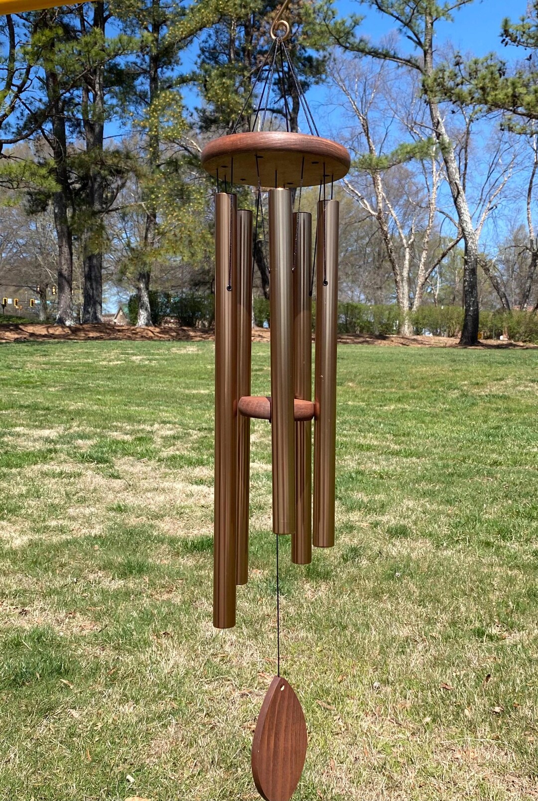 Outdoor Classical Harmonic Large Deep Tone 40 Inch Golden Color Wind ...