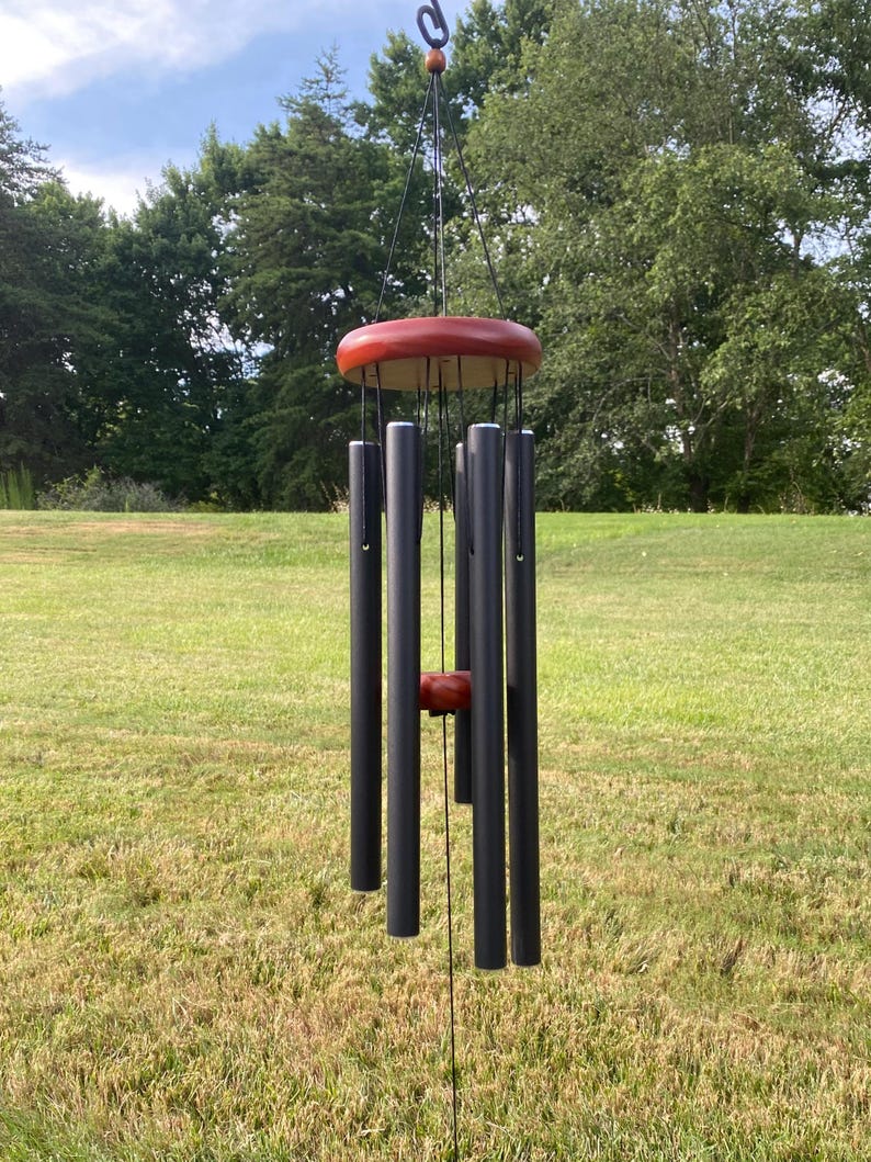 35" Melodic Wind Chimes: Aluminum Tubes, Custom Engraving - Etsy