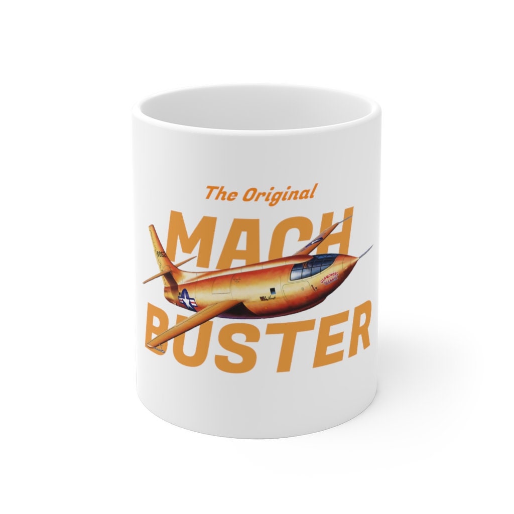 The Original Mach Buster bell X-1 Mug - Etsy