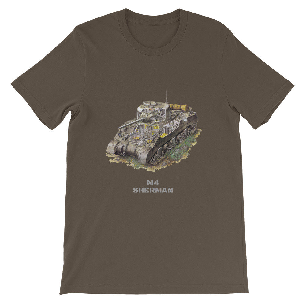 M4 Sherman Cutaway T-shirt - Etsy