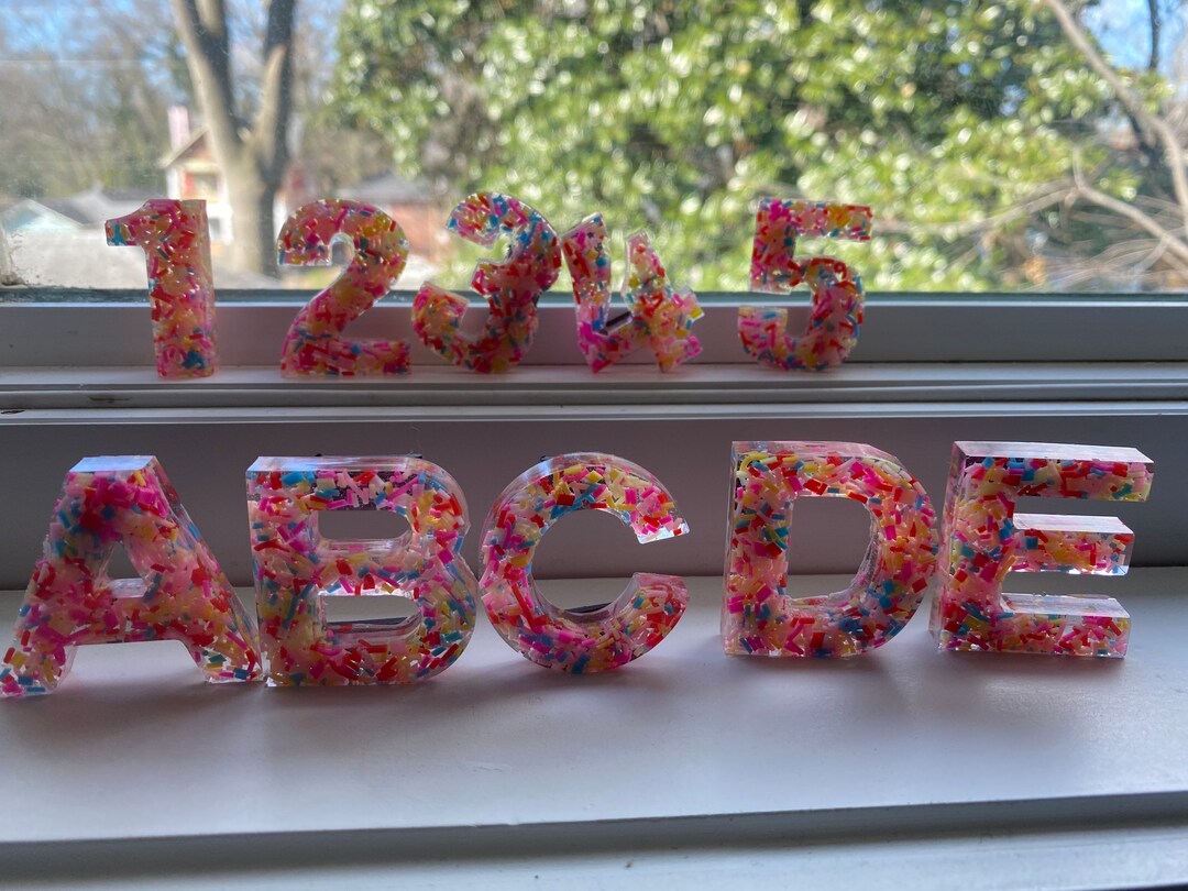 Magnetic Resin Letters for Learning and Play. - Etsy