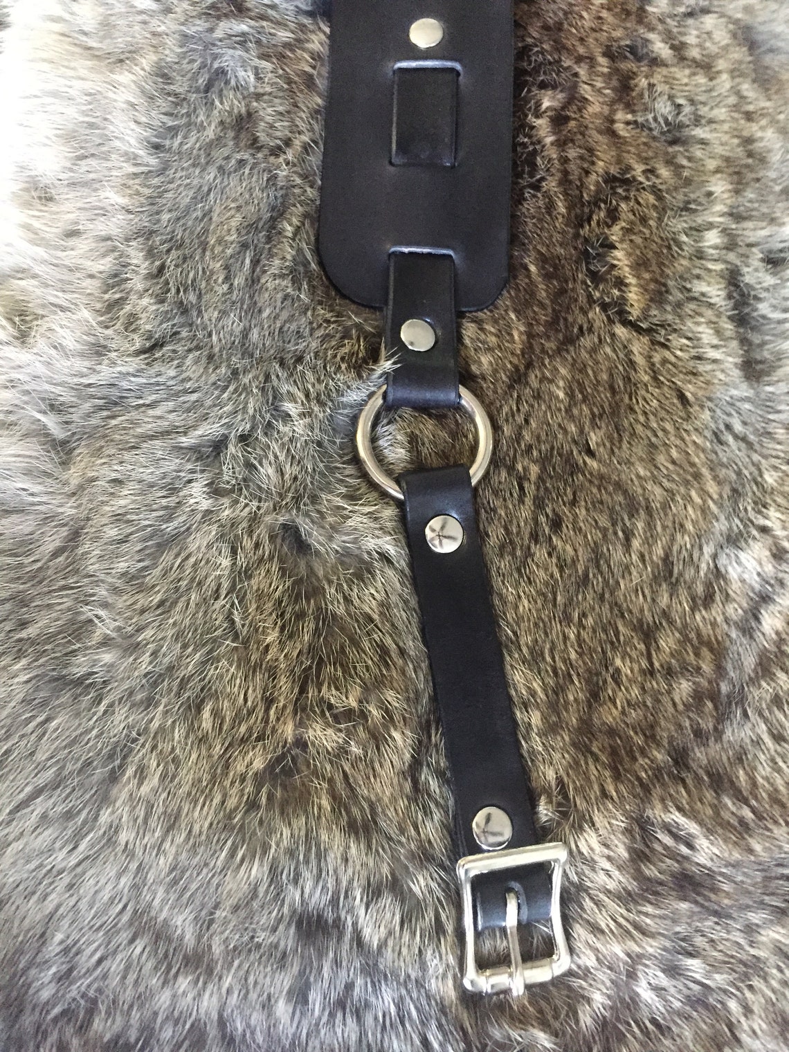 Canadian Handmade Black Leather Bustier/waist Restraint W Nautical ...