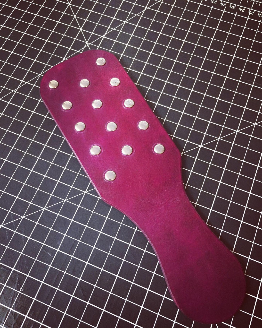 Studded Leather Paddle - Etsy