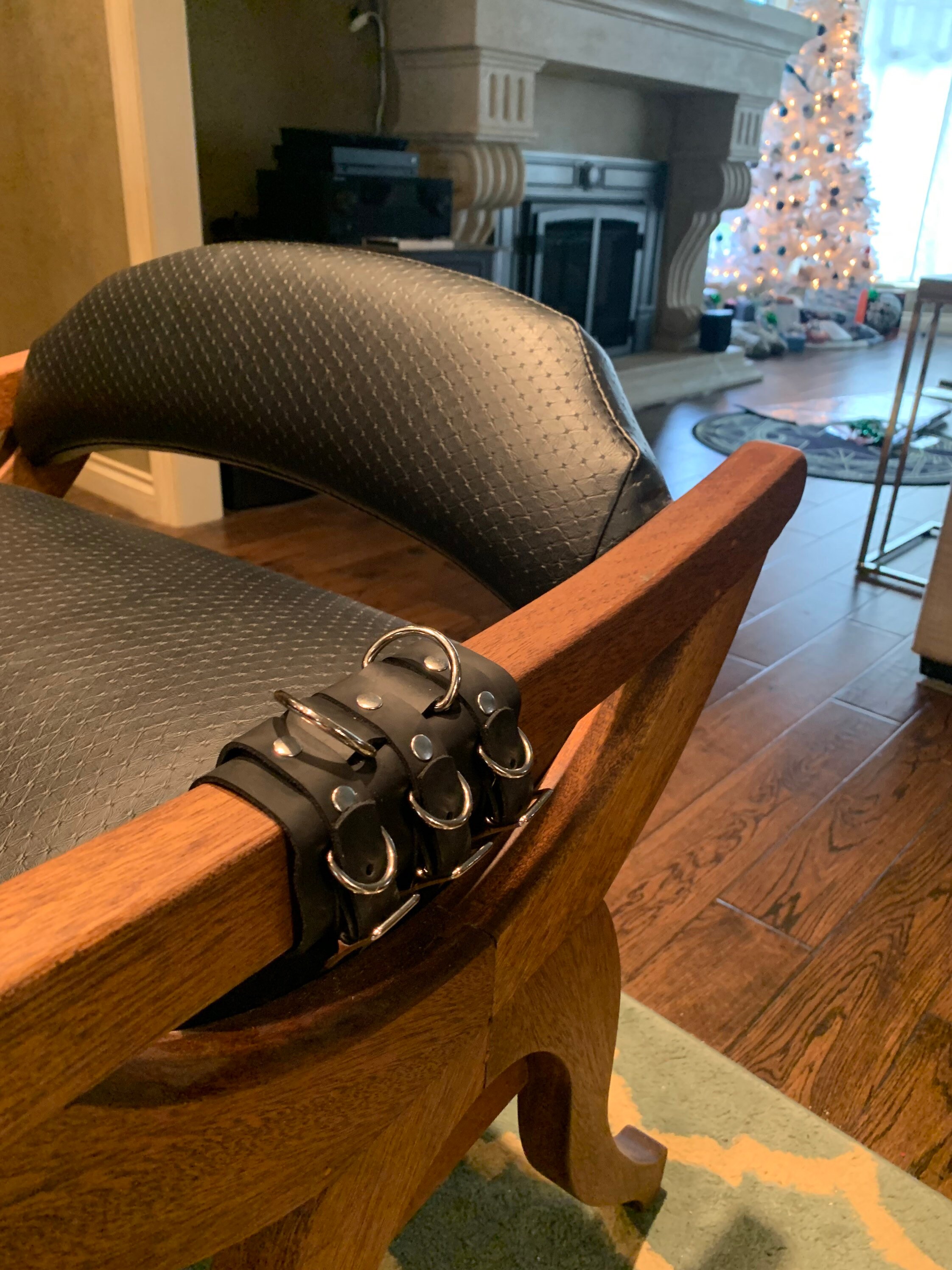 Removable Furniture Leather Cuff/restraints Set of 2 - Etsy