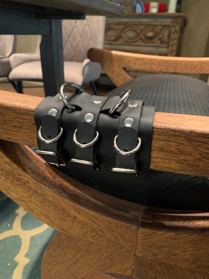 Removable Furniture Leather Cuff/restraints Set of 2 - Etsy