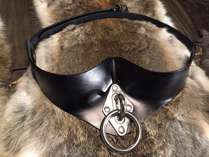 Strict Wet Moulded Black Leather Bustier With Nautical Grade Hardware ...