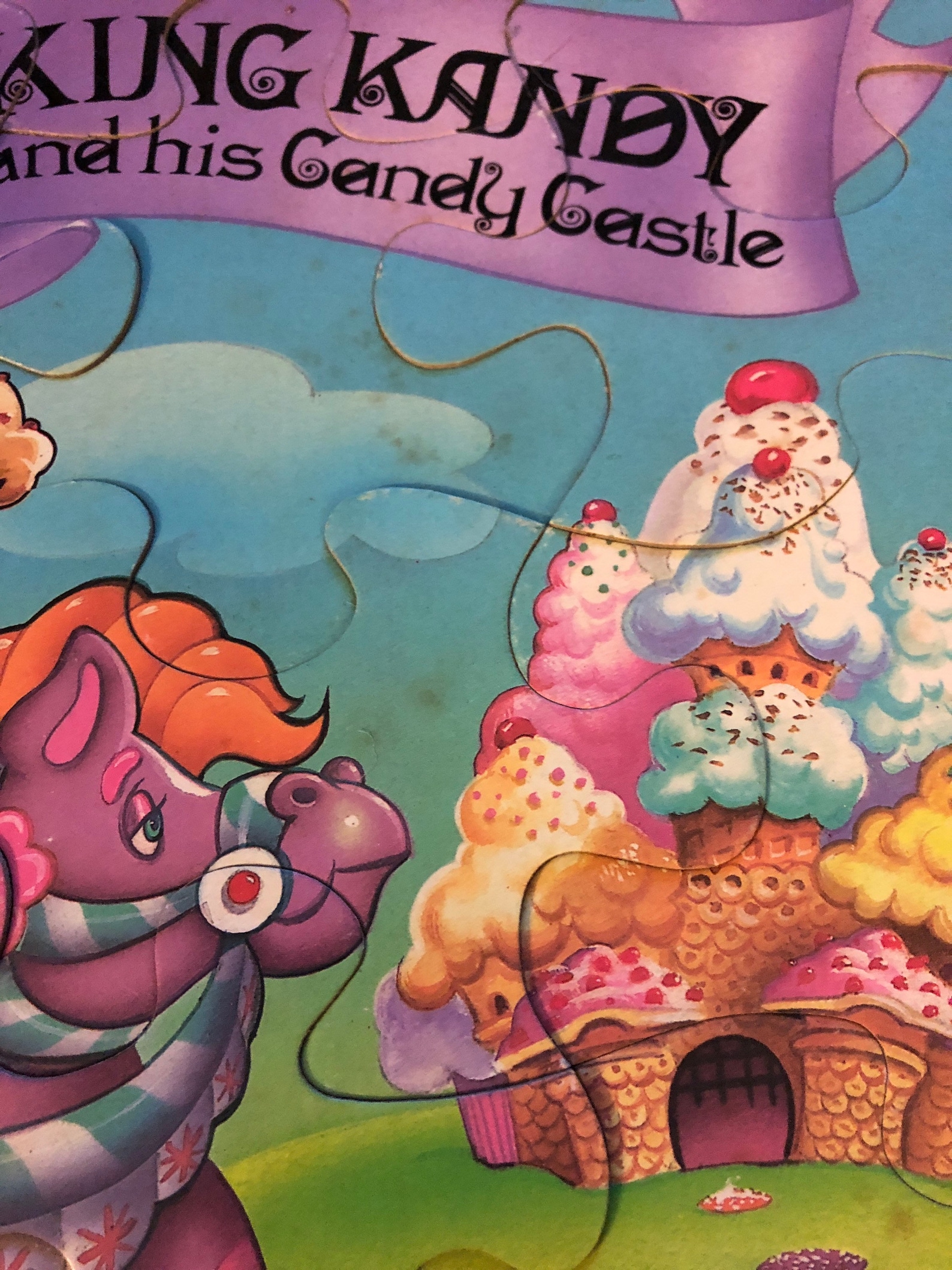 1984 Candy Land, King Kandy and His Candy Castle Puzzle, Complete - Etsy
