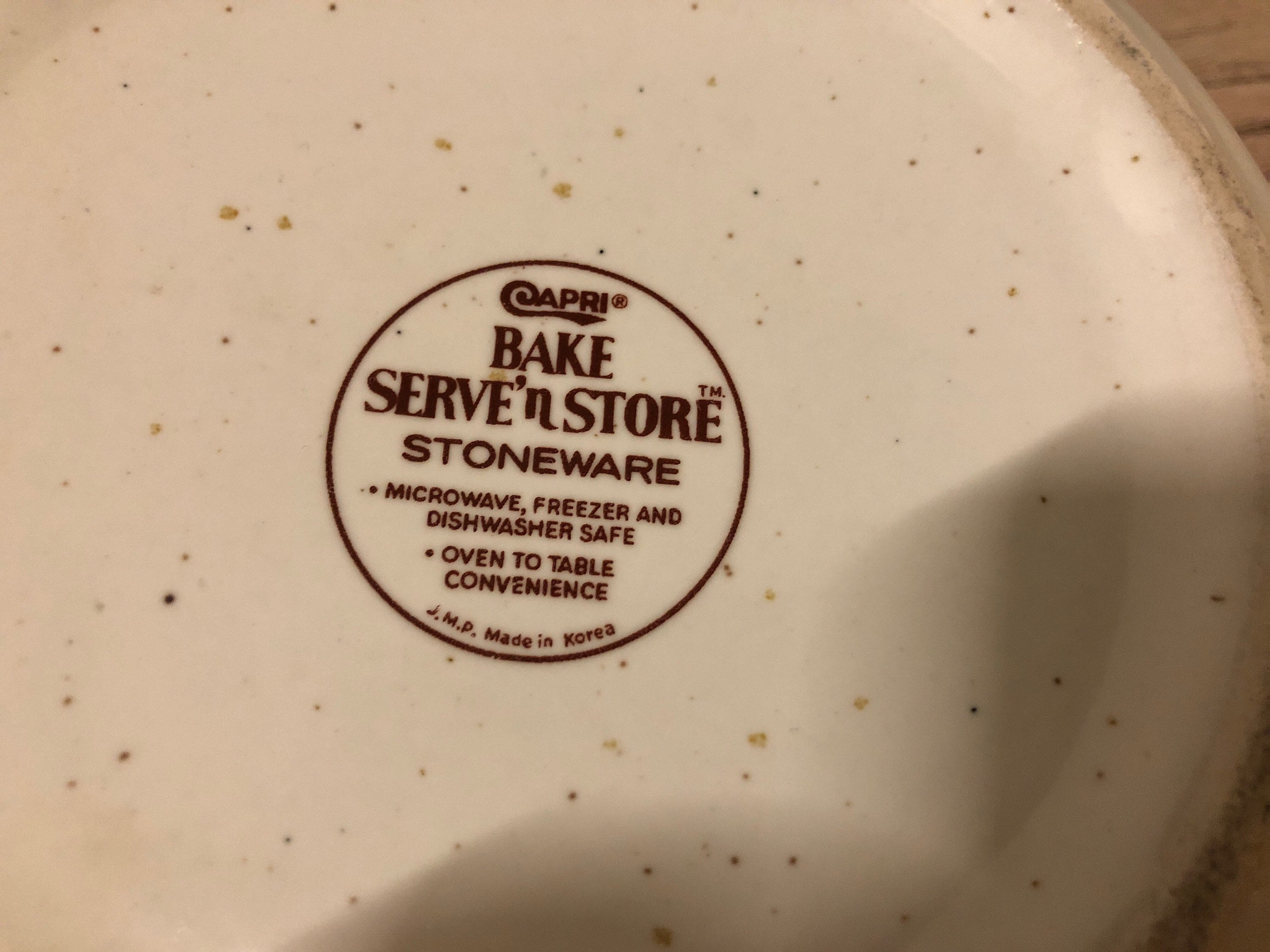 Capri Bake Serven Store Stoneware Individual Casserole Dish - Etsy