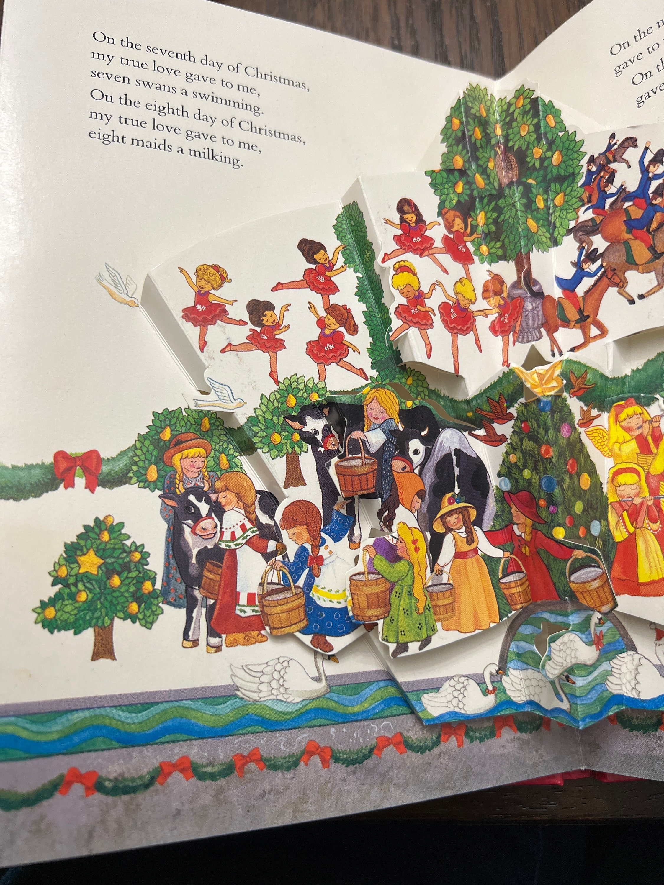 The 12 Days of Christmas Pop up Book Retold by Lee Maine - Etsy