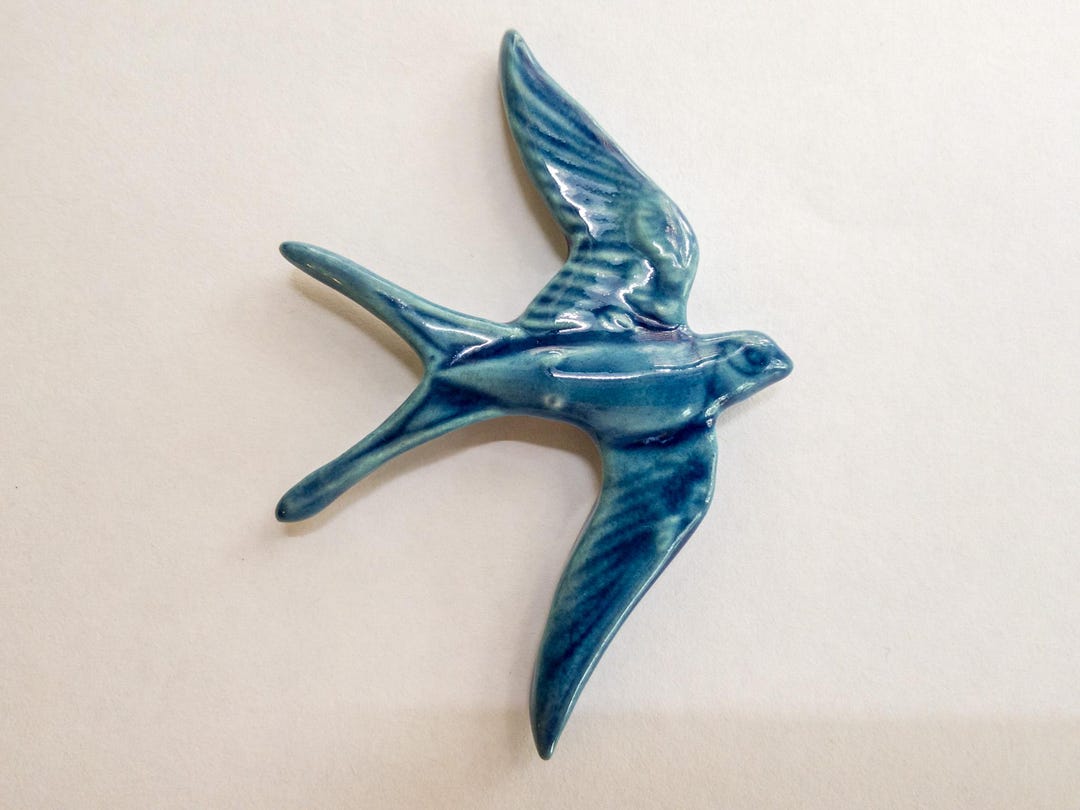 Bluebird Bird Ceramic Mosaic Tile for Crafts Mural Table Backsplash - Etsy