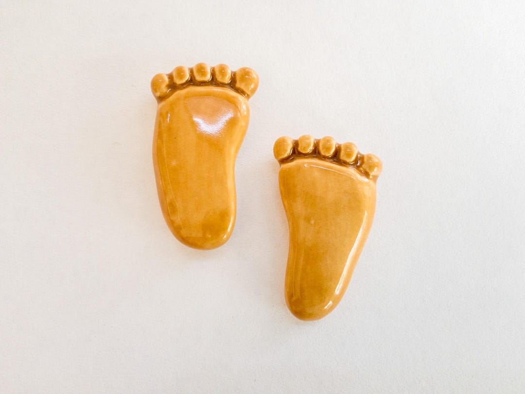 Ceramic Footprints Beach Tiles for Mosaics Backsplash Mural Pendant ...