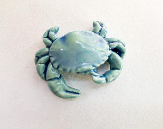 Blue Crab Ceramic Mosaic Tile - Etsy