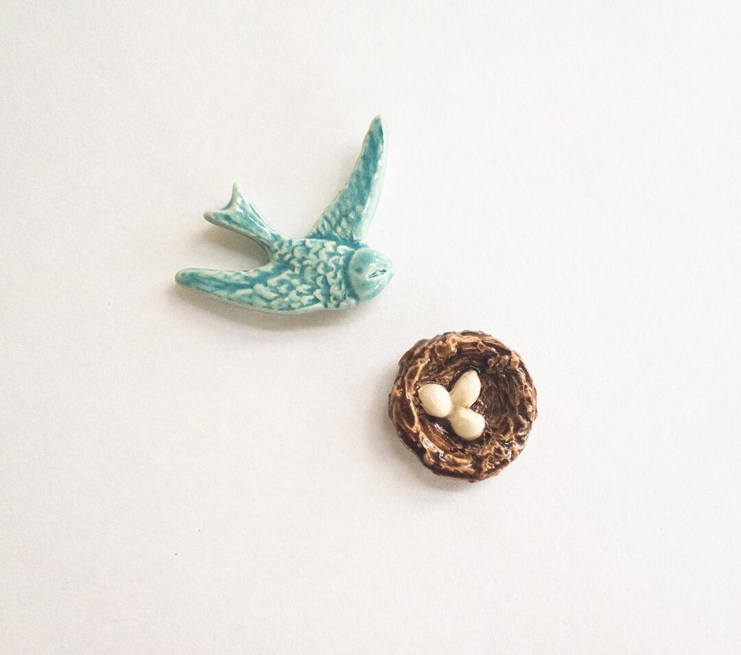 Bird/ Nest Ceramic Mosaic Tiles for Backsplash Mural - Etsy