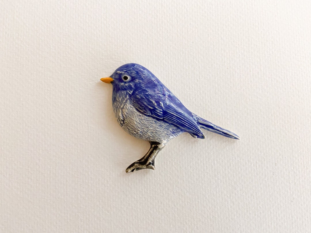 Bluebird Bird Ceramic Mosaic Tile for Crafts Mural Table - Etsy