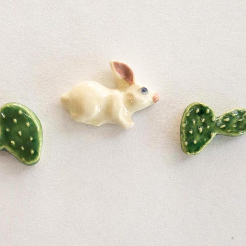 Rabbit Mosaic - Etsy
