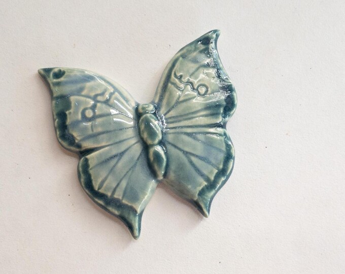 REDUCED SALE Ceramic Moth Butterfly Mosaic Tile Insect Bug for Mural ...