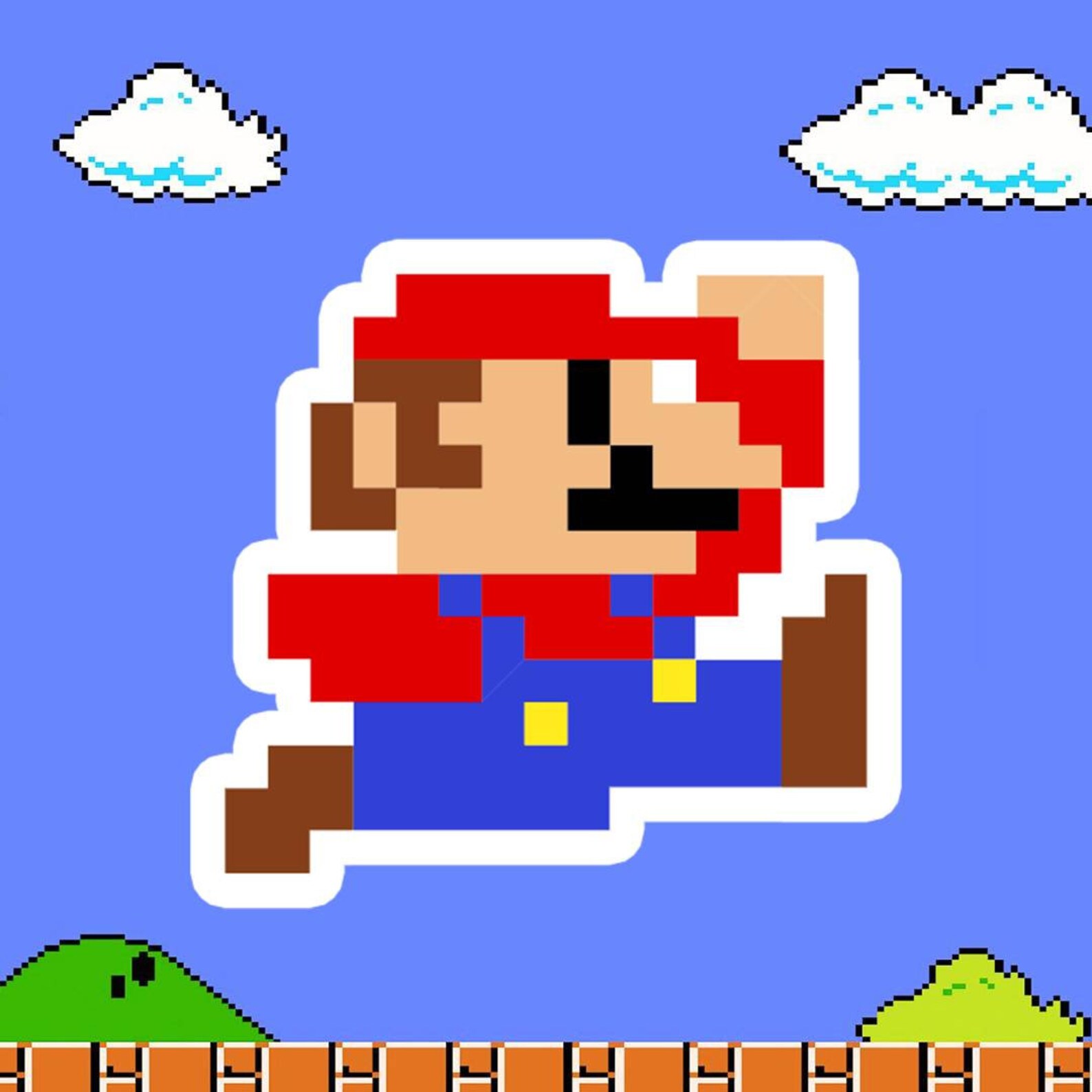 STICKER PACK "super Mario Bros" (retro Arcade Stickers, Arcade Classics ...