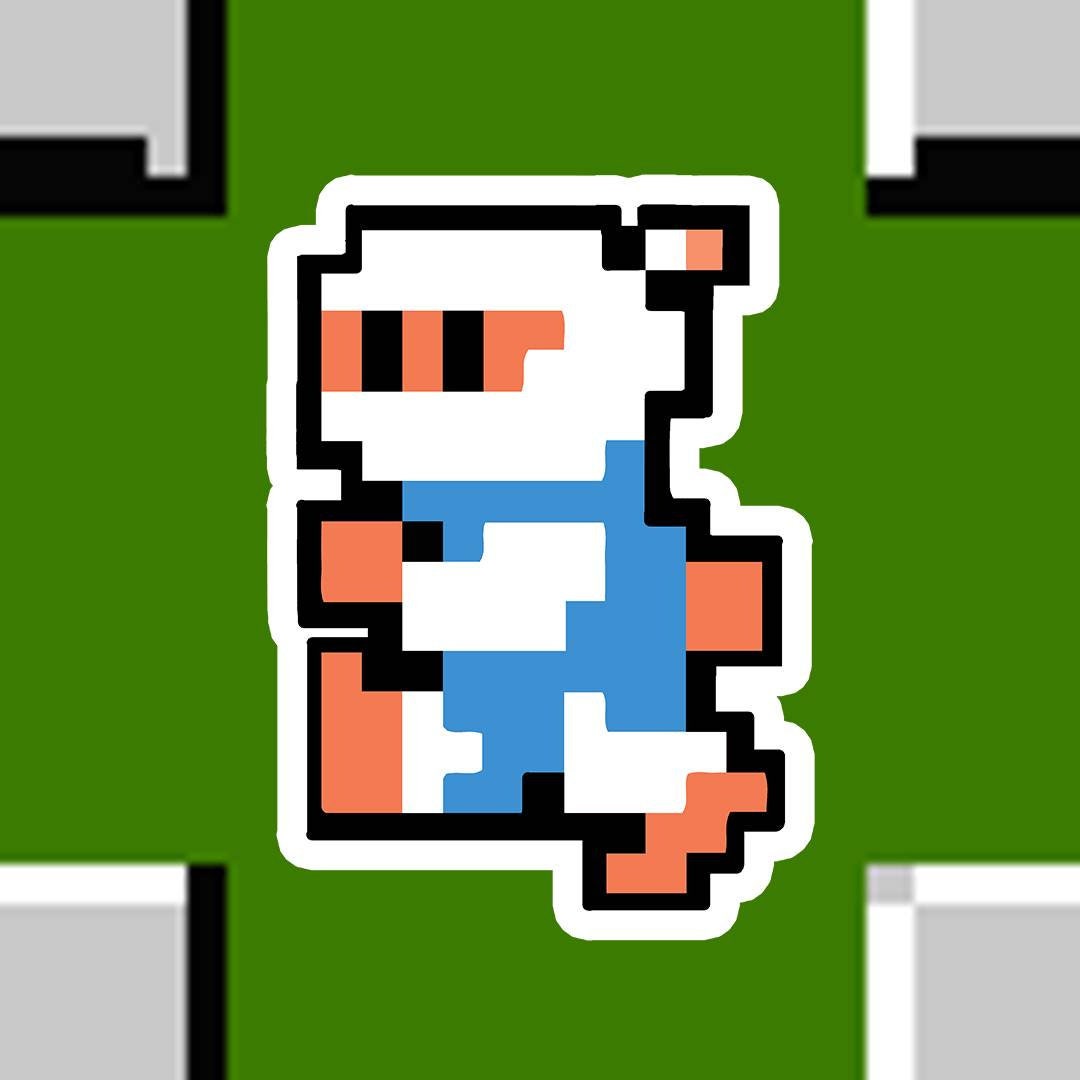 STICKER PACK bomberman retro Arcade Stickers | Etsy