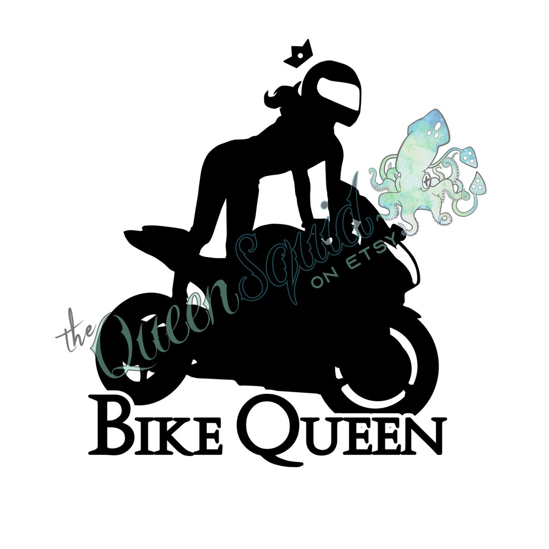 Bike Queen Street Bike Decal Sticker - Etsy