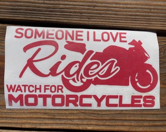 Single Color Someone I Love Rides Watch for Motorcycles Cruiser Bike ...