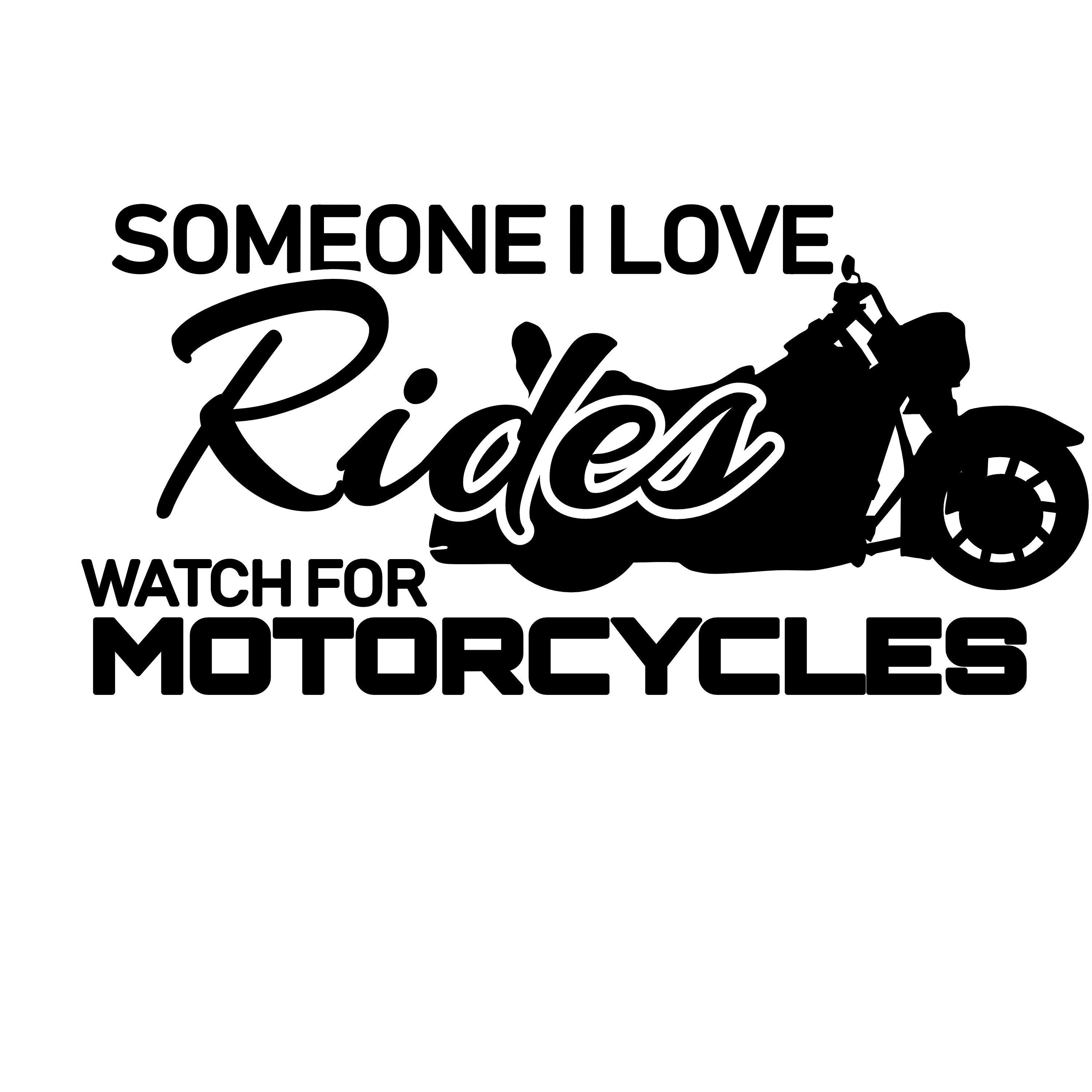 Single Color Someone I love Rides Watch for Motorcycles | Etsy