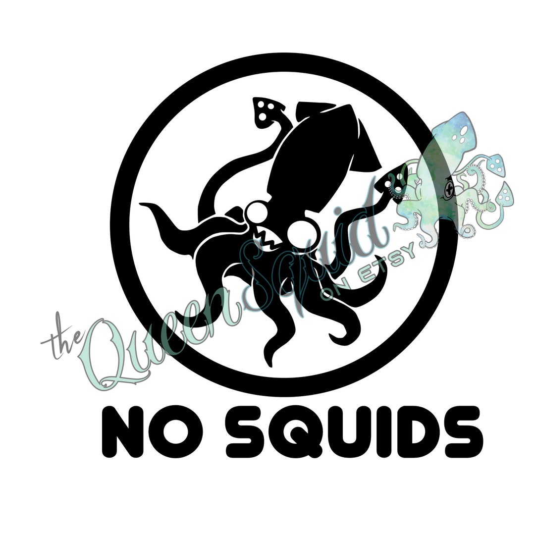No Squids Motorcycle Vinyl Decal - Etsy