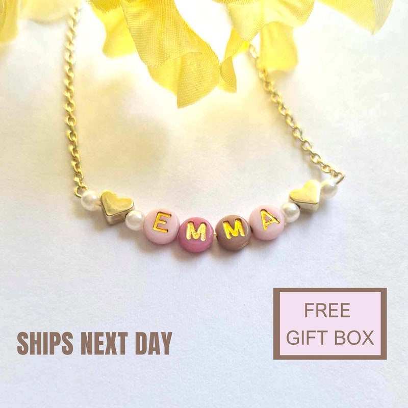 Girls Name Necklace - Etsy
